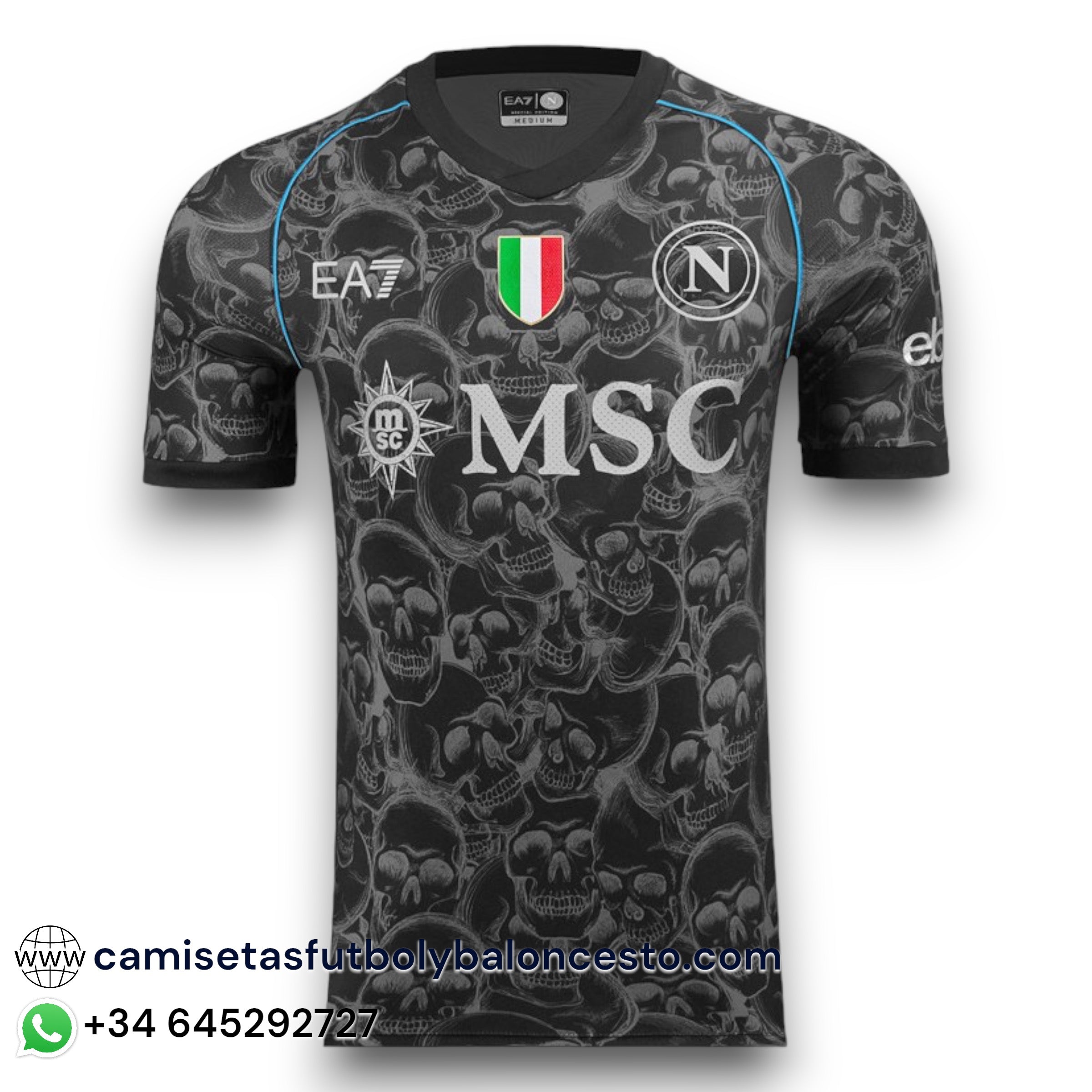 Camiseta Nápoles 2023-2024 Halloween – camisetasfutbolbaloncesto