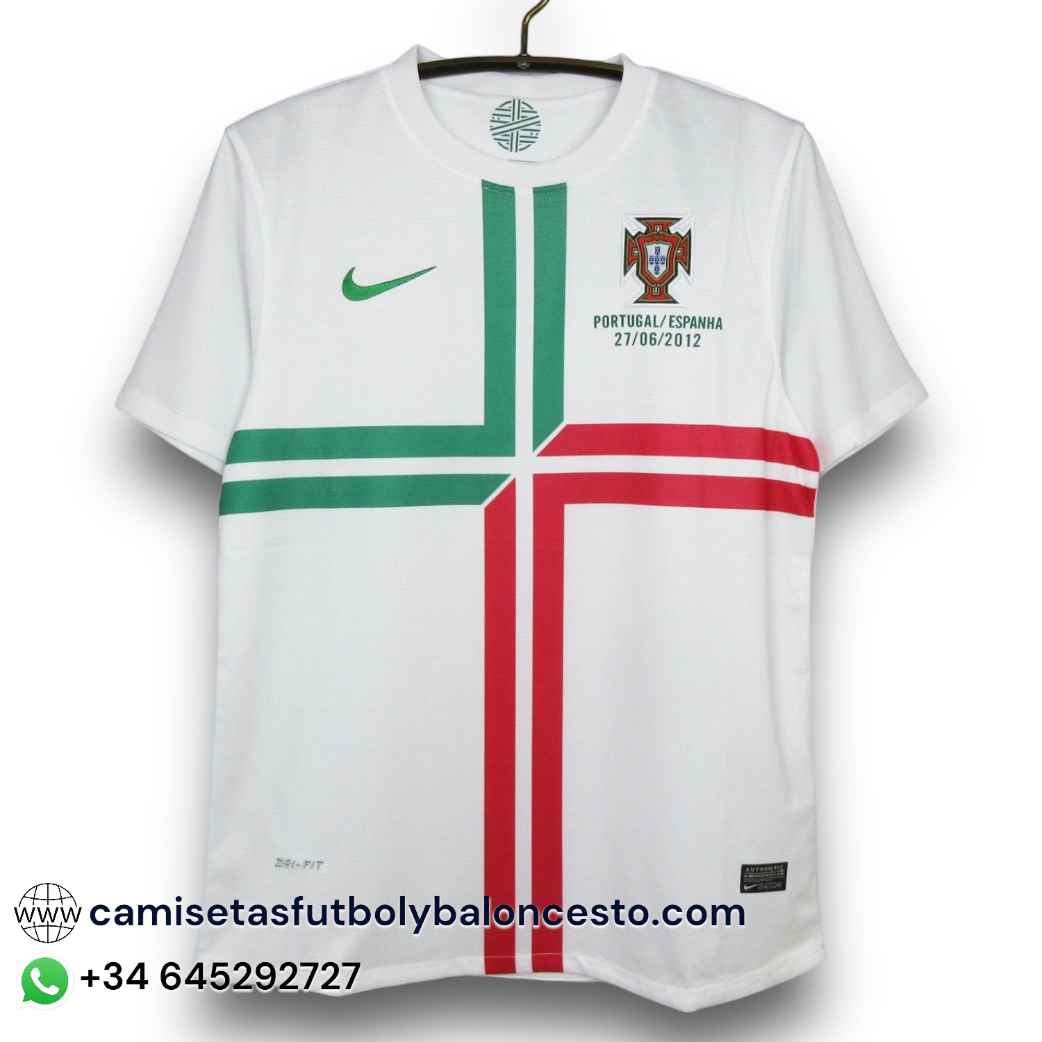 Camiseta Portugal 2012 Visitante – camisetasfutbolbaloncesto