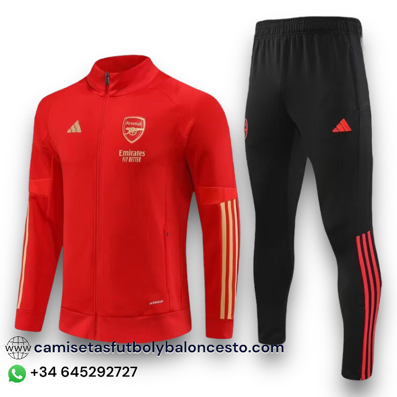 Chándal Arsenal 2023-2024 Local - Cremallera – camisetasfutbolbaloncesto