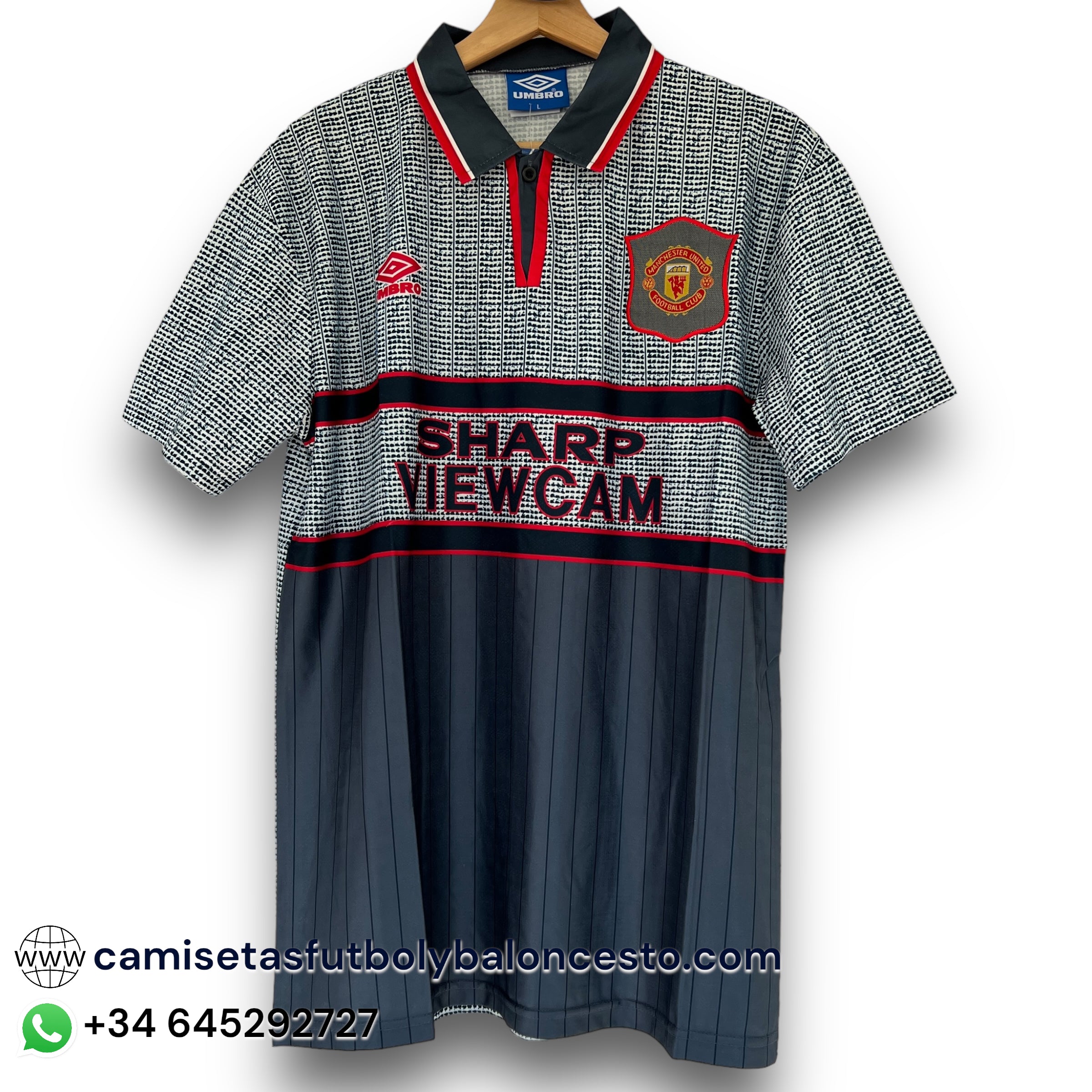 Camiseta Manchester United 1995-1996 Visitante – camisetasfutbolbaloncesto
