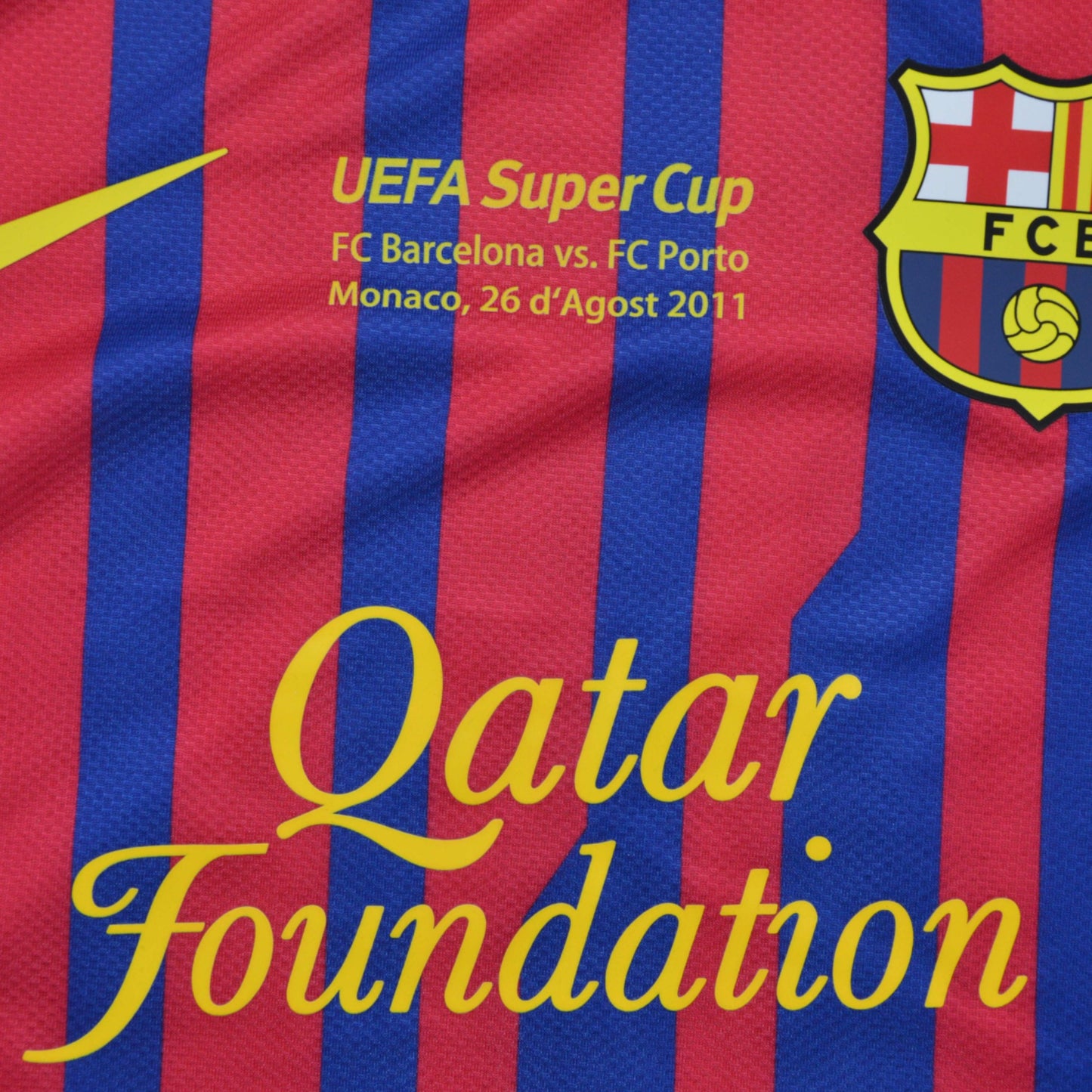 Camiseta Barcelona 2011-2012 Local Final UEFA – camisetasfutbolbaloncesto