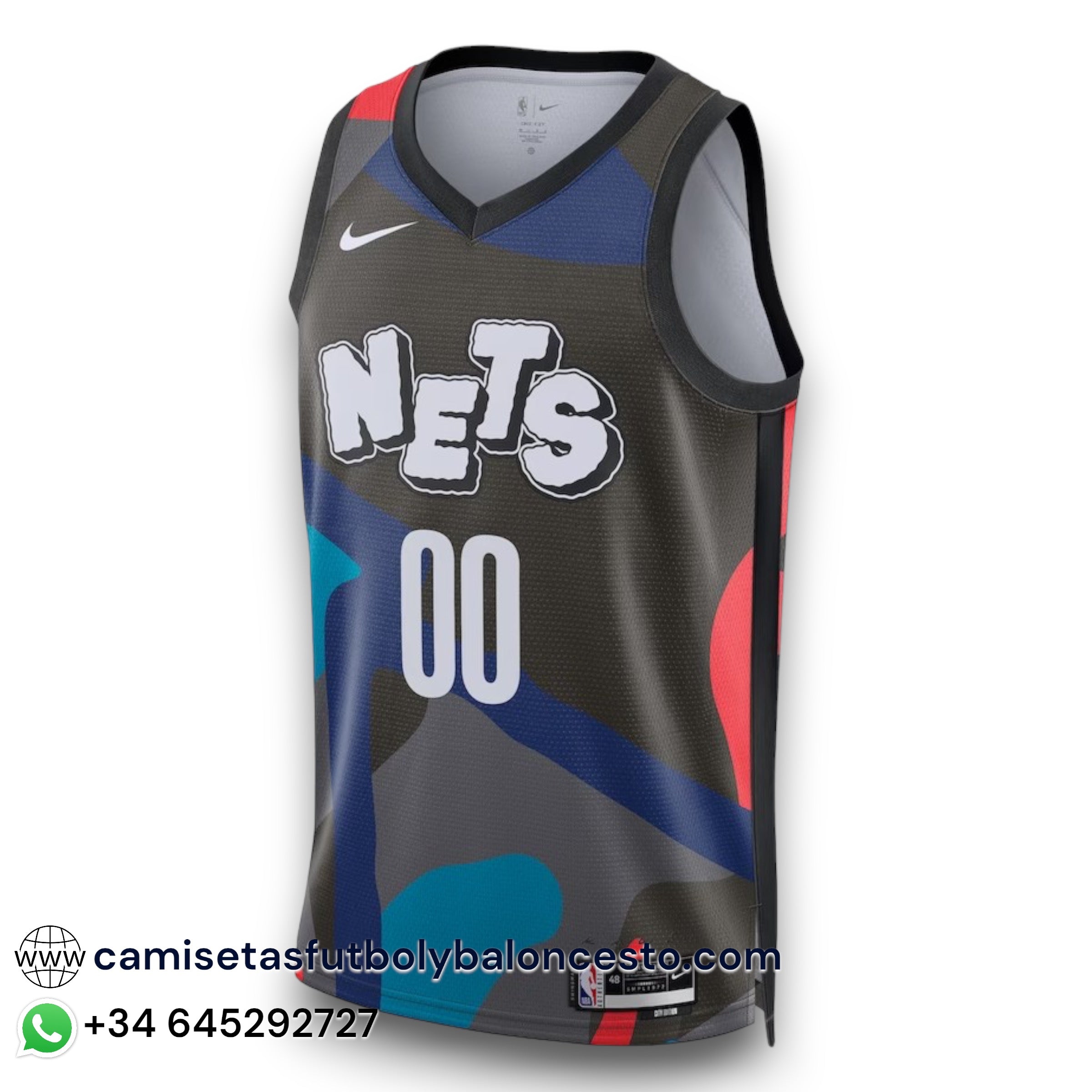 Camiseta Brooklyn Nets City Edition 2023-2024 – camisetasfutbolbaloncesto