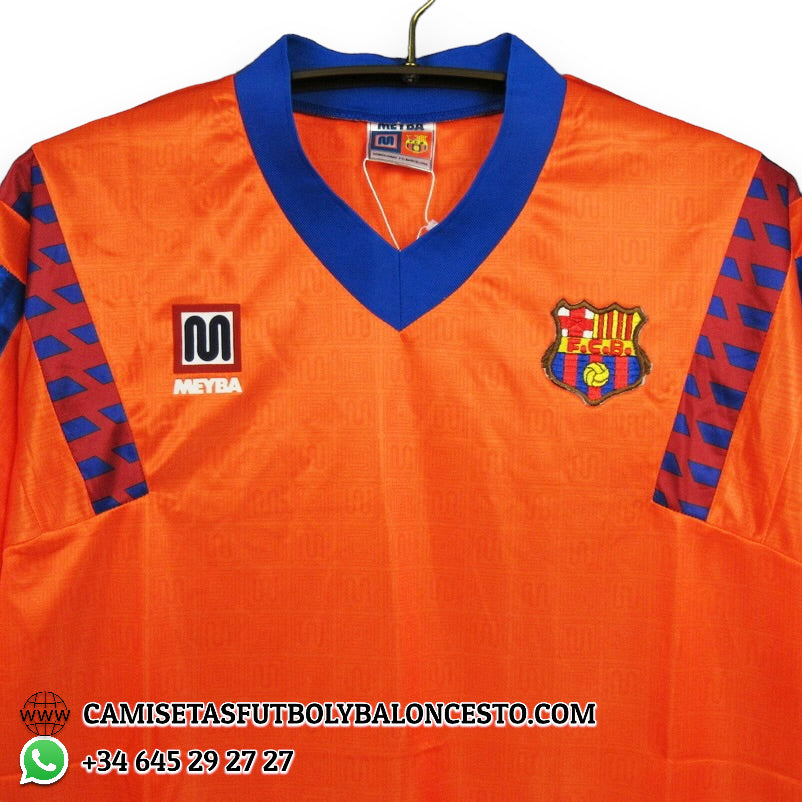 Camiseta Barcelona 1990-1992 Visitante – camisetasfutbolbaloncesto